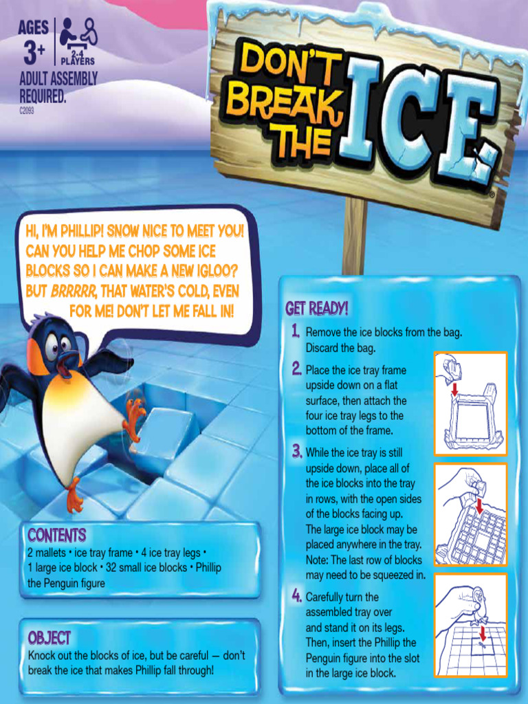 C2093 - en Us - Don T Break The Ice Game | PDF | Ice | Water Ice