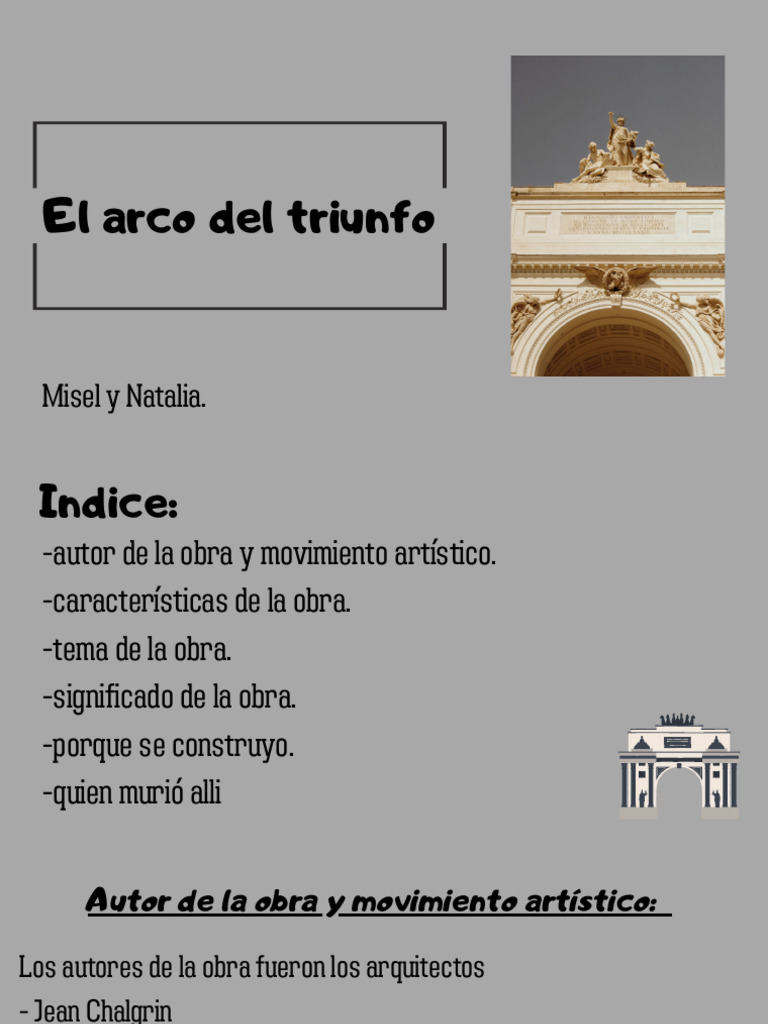 El Arco Del Triunfo | PDF