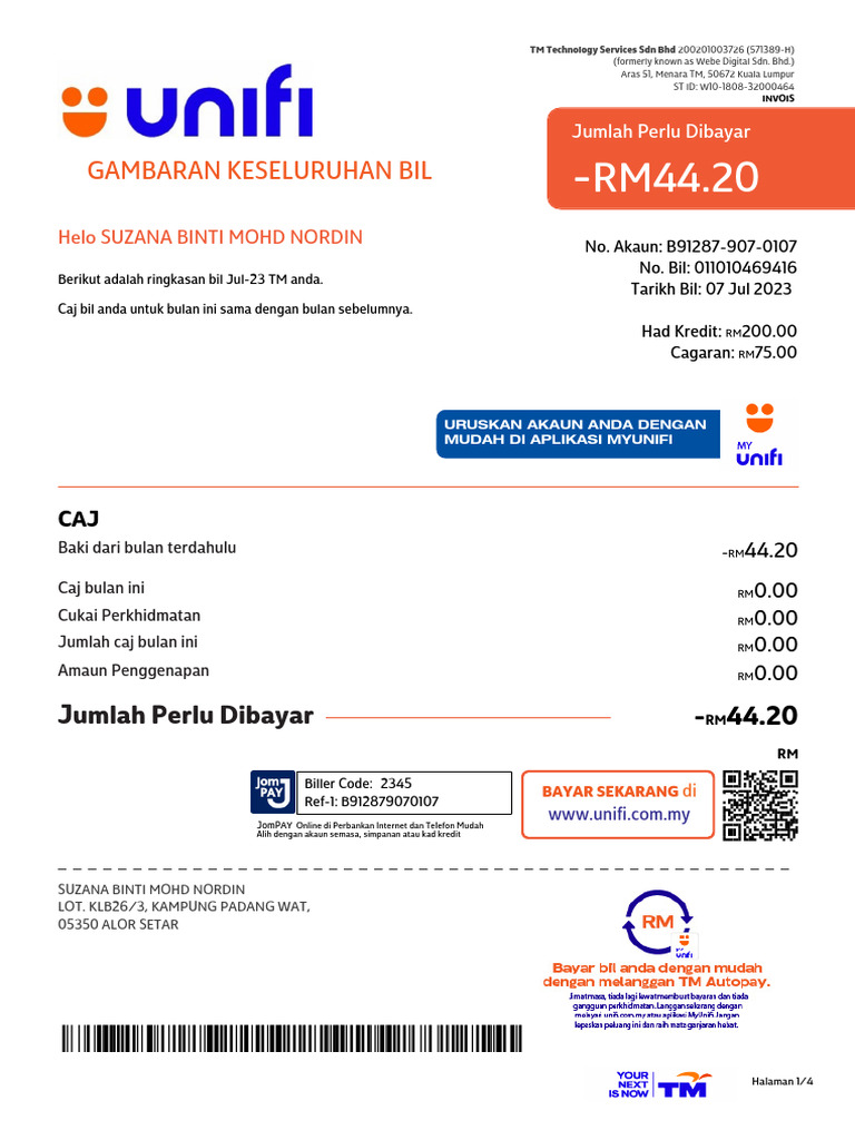 Gambaran Keseluruhan Bil ...