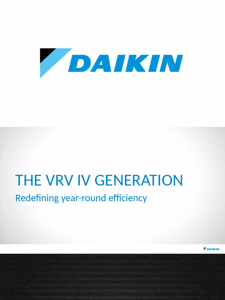 UNDERSTANDING VRV 4 | PDF | Air Conditioning | Duct (Flow)