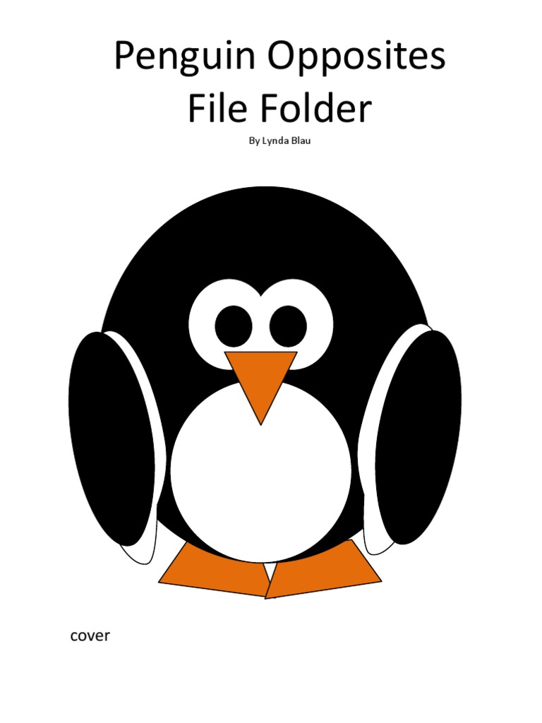 Penguin Opposites File Folder | PDF