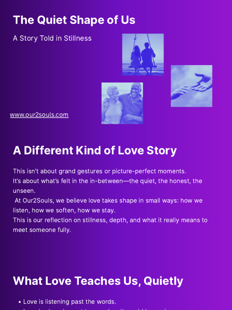 The Quiet Shape of Us | PDF