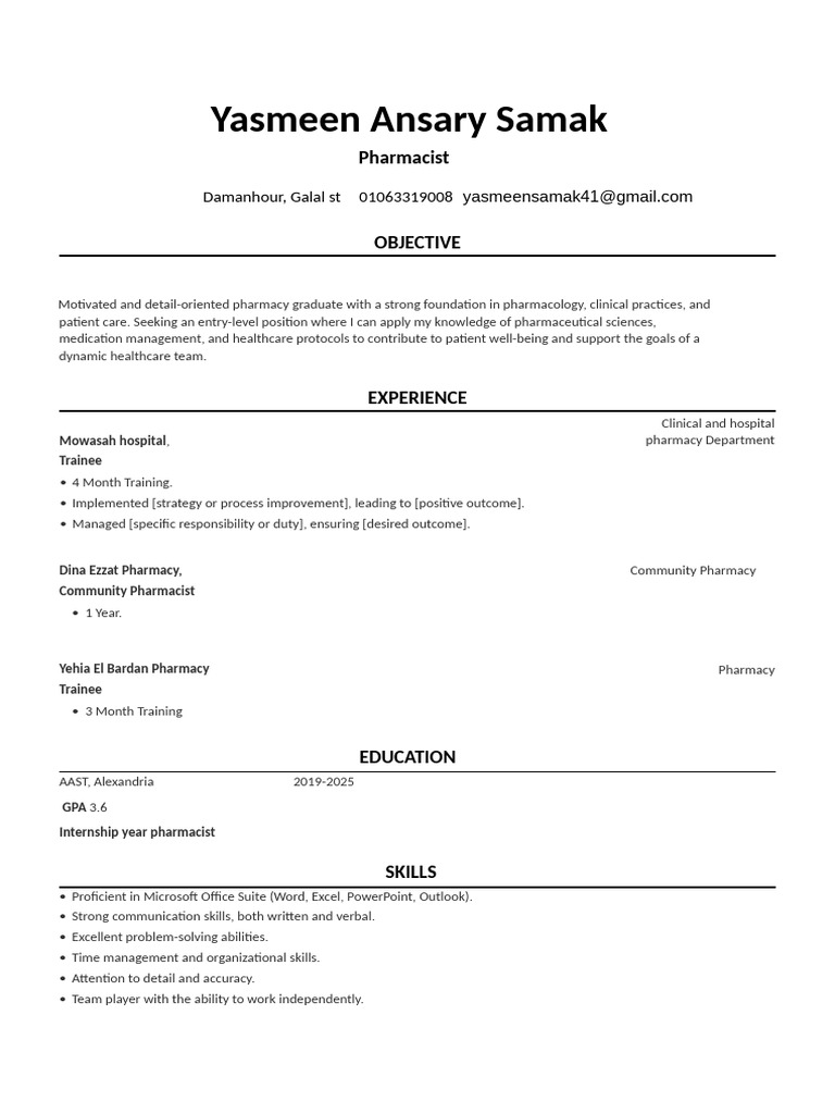 Entry Level Resume | PDF