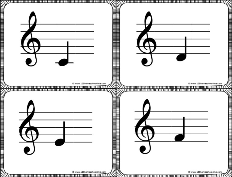 Music Note Flashcards BLOG (Edited) - Extract | PDF