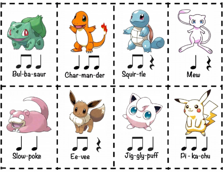 Pokémon Flash Cards | PDF