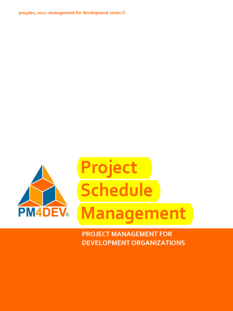 Project Schedule Management | PDF | Project Management