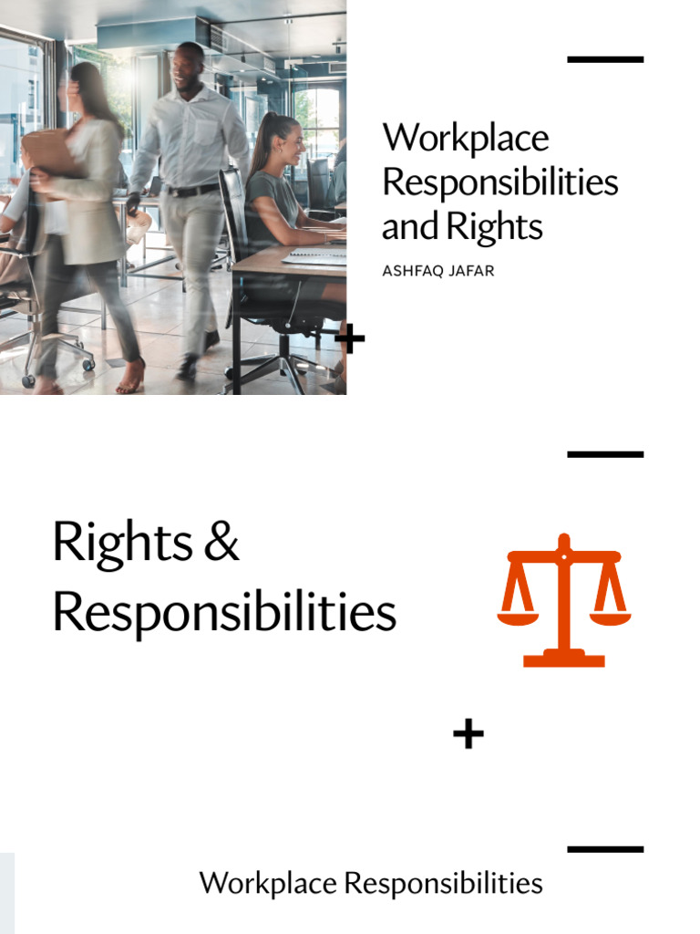 Workplace Responsibilities | PDF | Employment | Morality
