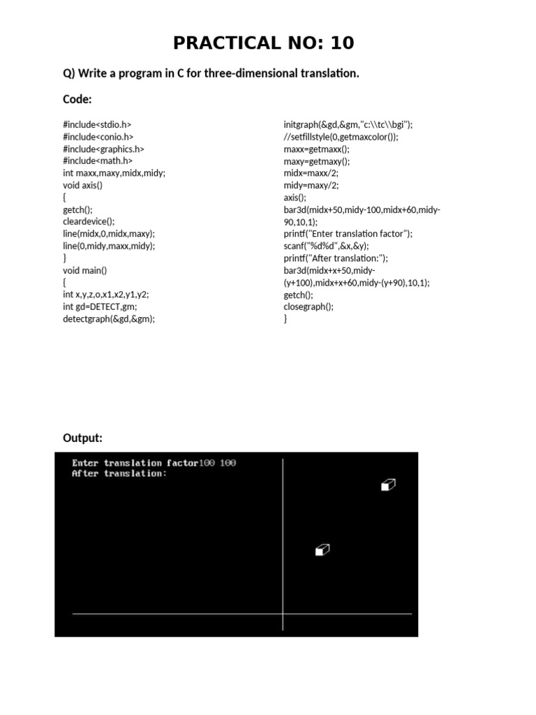 3D Transform Rot Ref Scal | PDF | Geometry | Computer Programming
