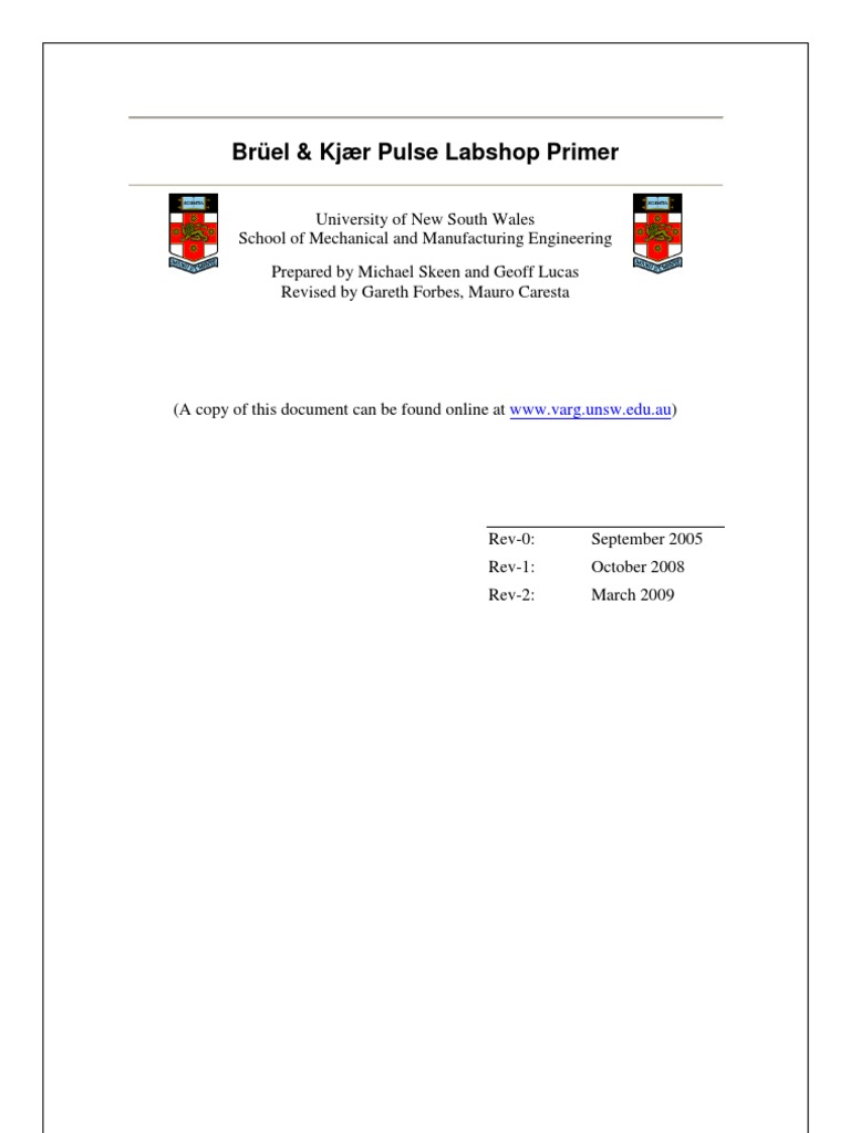 Pulse Labshop Primer Rev 2 | PDF