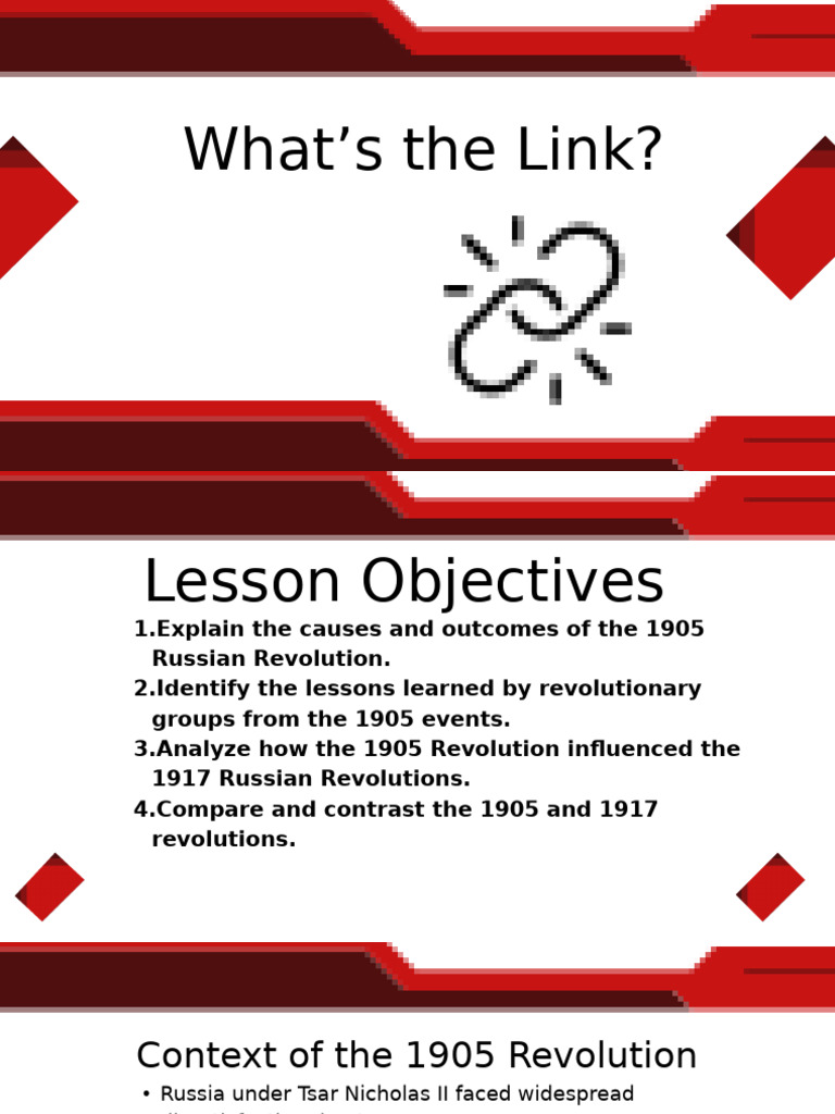 The Link Between The 1905 &1917 Russian Revolutions | PDF | Russian ...
