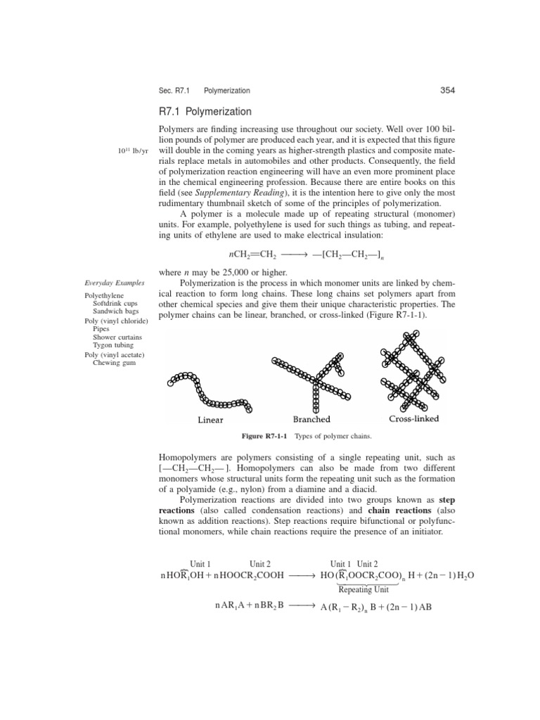 Polymerization | PDF | Polymerization | Polymers