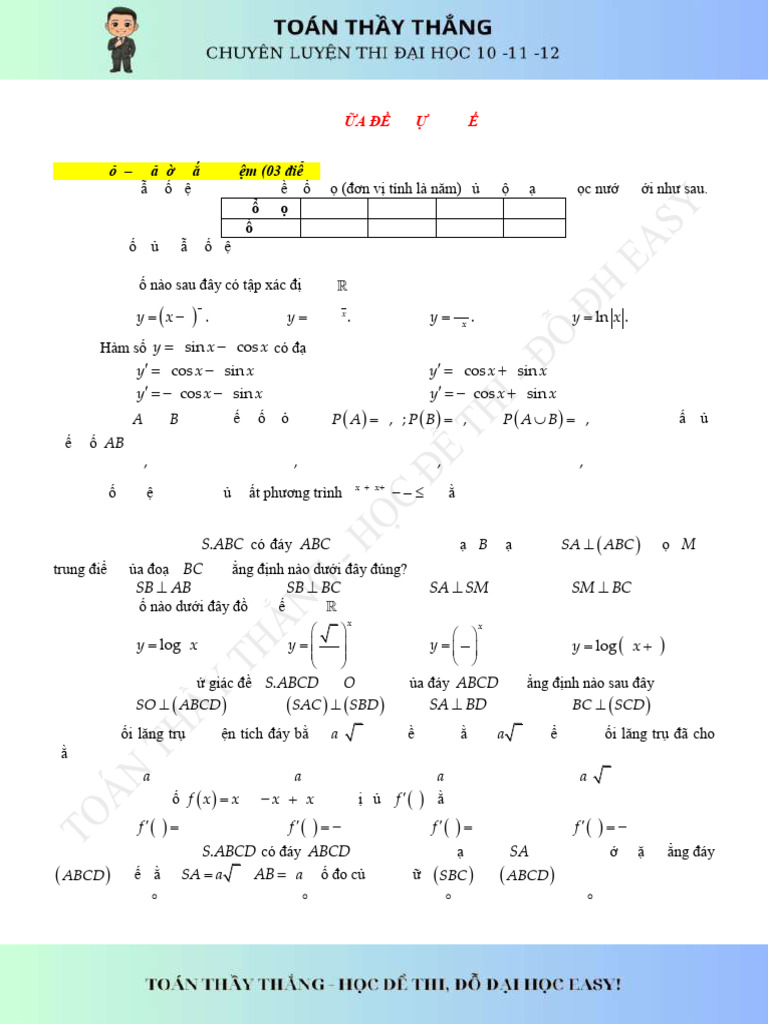 2K8 ÔN HK2 TOÁN 11 - LIVE 14 - THỰC CHIẾN ĐỀ 02 | PDF