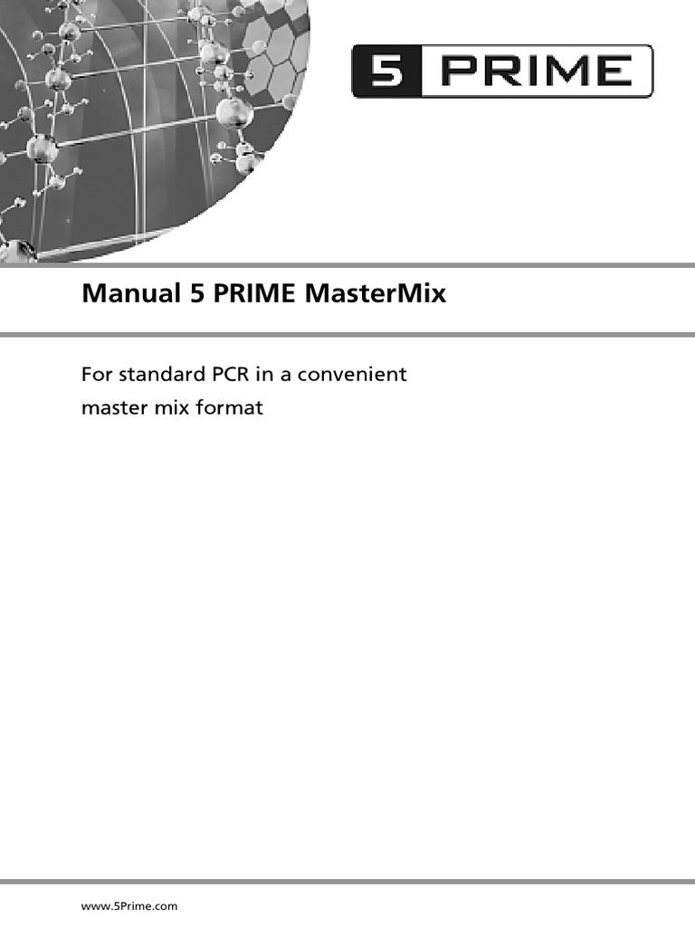 PCR MasterMix for Finchley Testing | PDF | Polymerase Chain Reaction ...
