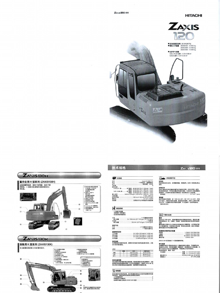 Hitachi ZX120-Hhe TLKT | PDF