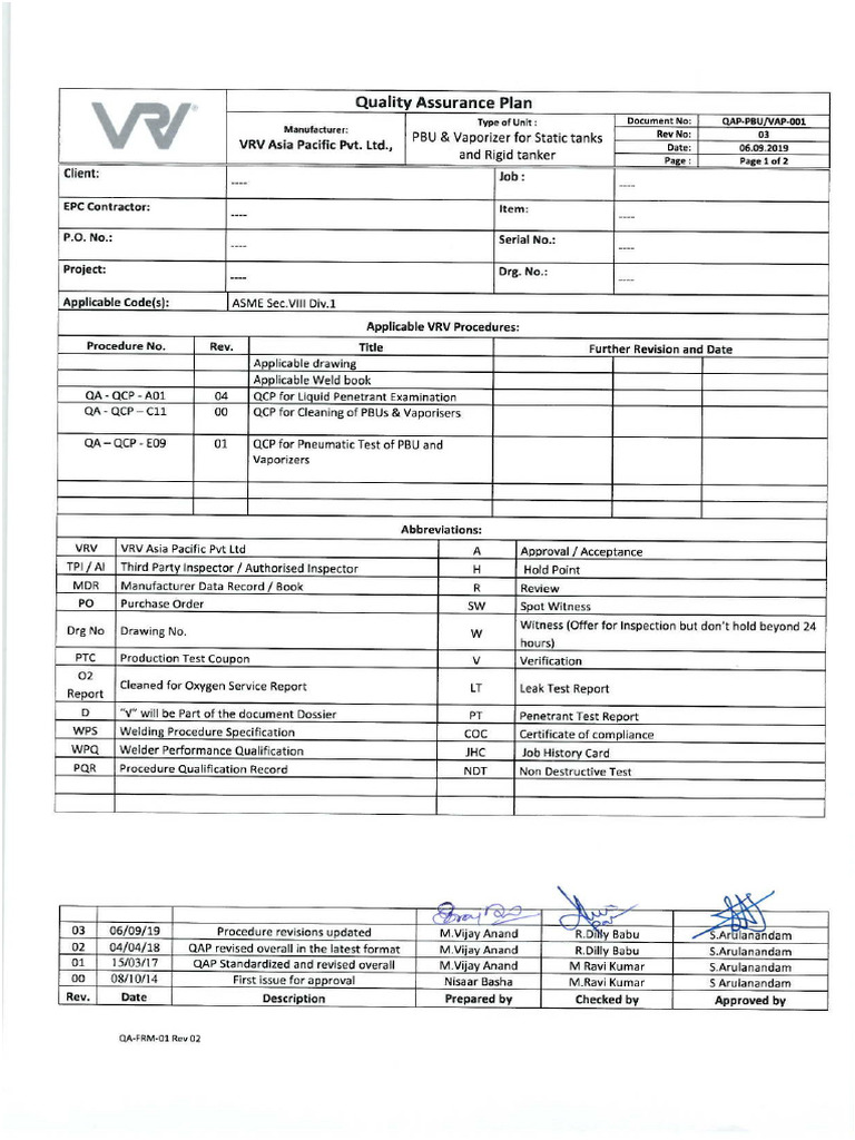 QAP-PBU VAP-001 Rev.03 - PBU & Vaporizer For Static Tanks and Rigid ...