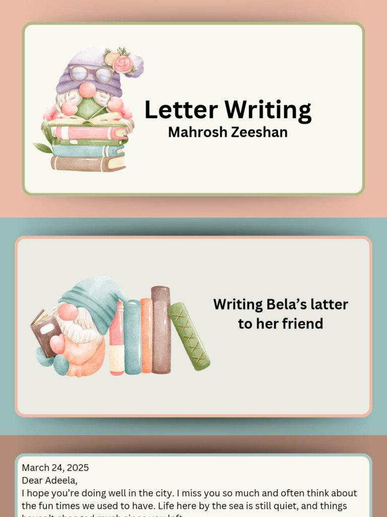 Bela's Letter to Adeela | PDF