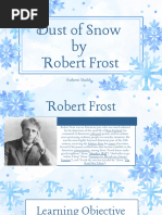 Dust of Snow Class 10 | PDF
