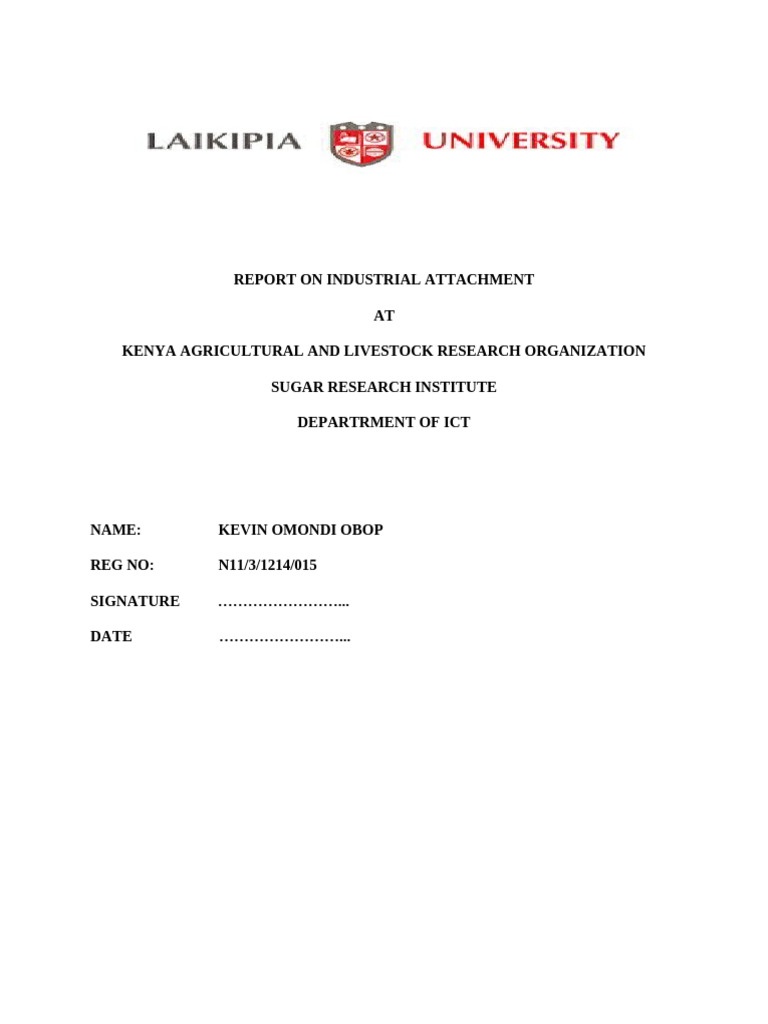 Kevinobopreport | PDF | Computer Network | System Administrator