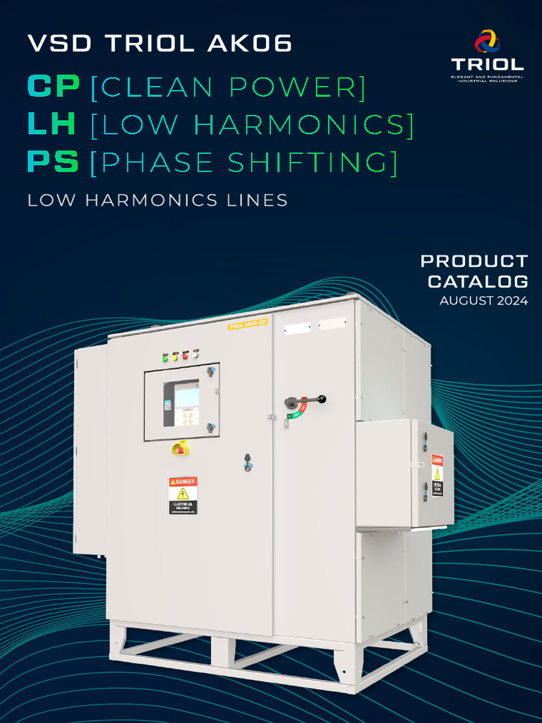 Triol VSD Triol AK06 Low Harmonics Lines Catalog | PDF | Electric Motor ...