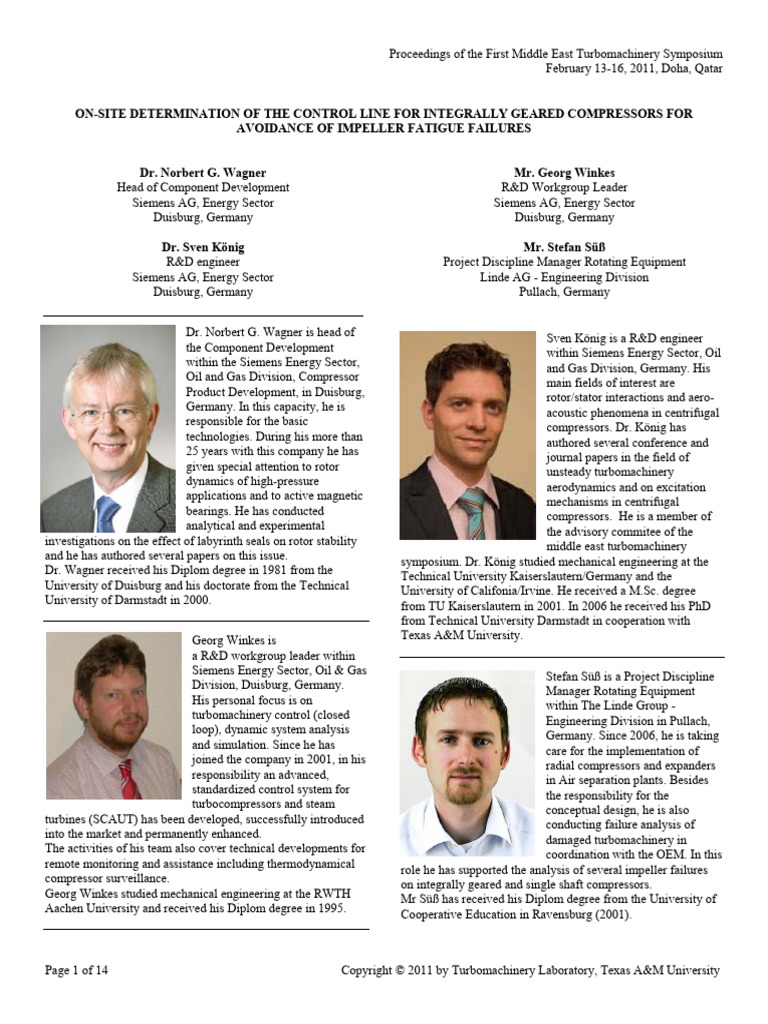 Integrally Geared Compressor Impeller Failure Analysis 1738677210 | PDF ...