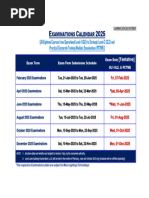 Cips Exam Timetable | PDF