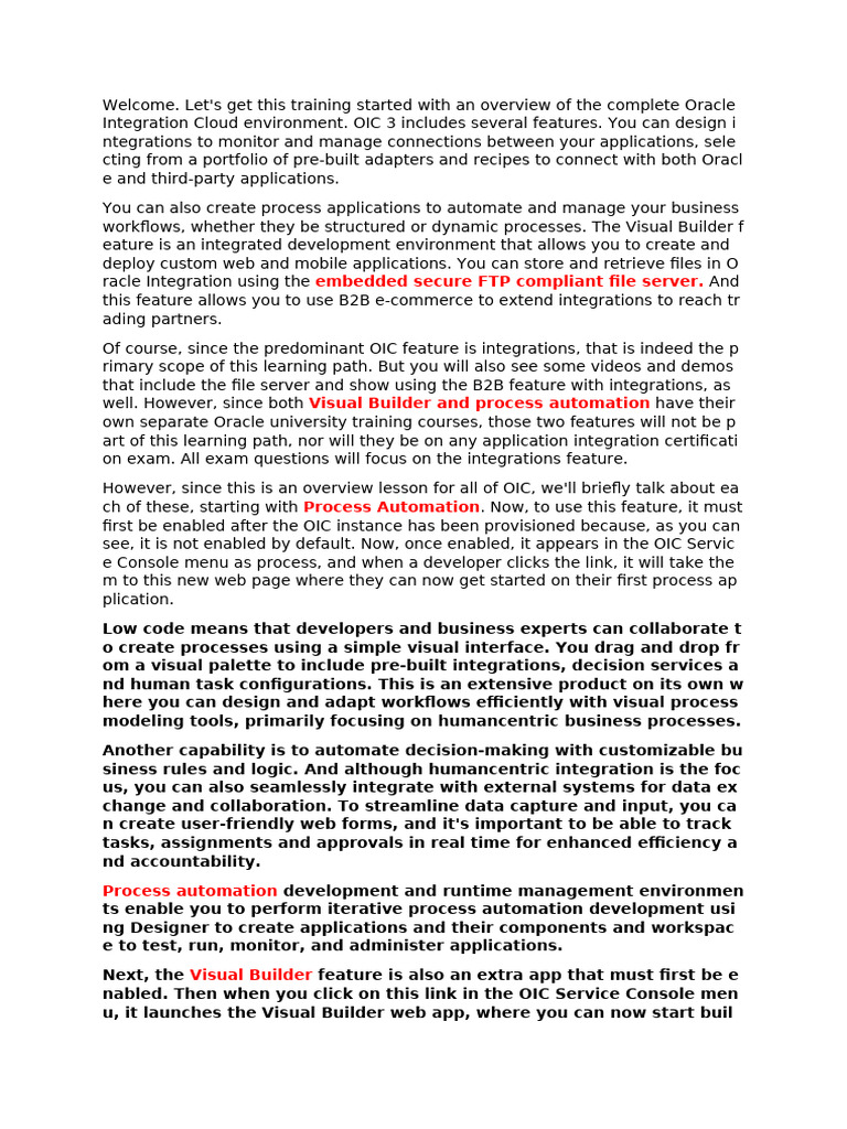 Oracle Integration Cloud | PDF | Electronic Data Interchange | Cloud Computing