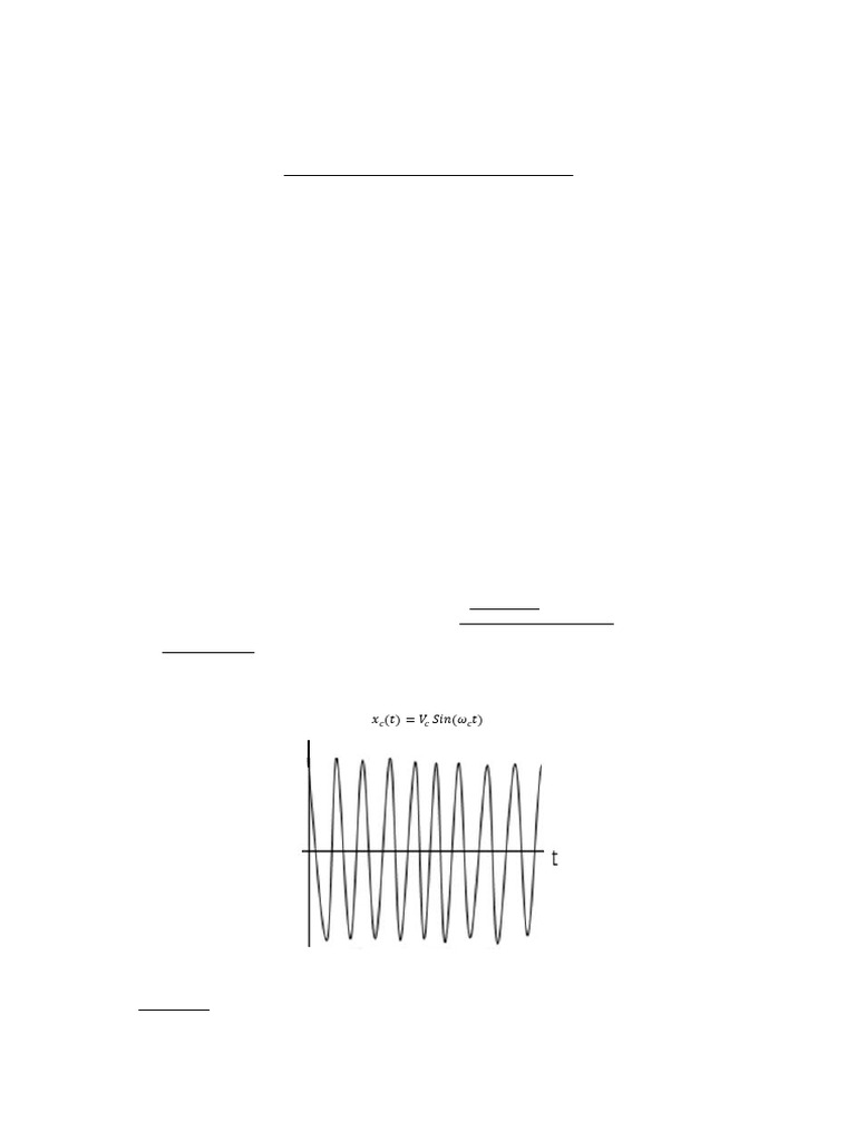 Amplitude Modulation and Demodulation Experiment | PDF | Modulation ...