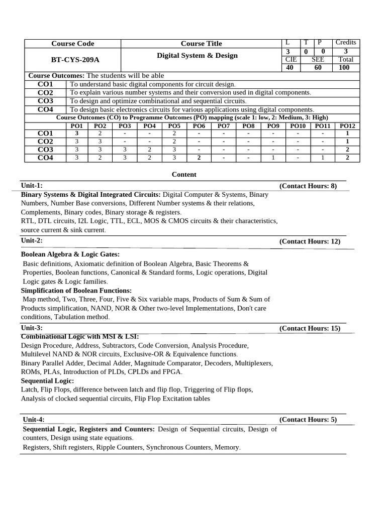 Digital System Design | PDF | Digital Electronics | Logic Gate