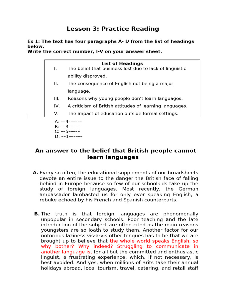 Debunking British Language Learning Myths | PDF | English Language ...