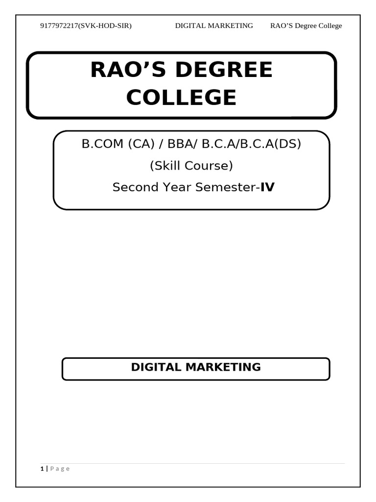 Digital Skillcourse SVK | PDF | Digital Marketing | Popular Culture ...