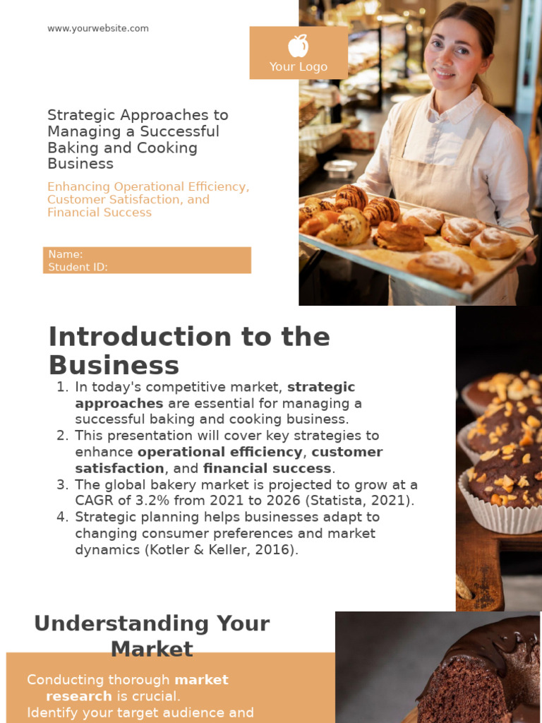Dessert & Pastry Shop Business Plan by Slidesgo | PDF | Employee ...