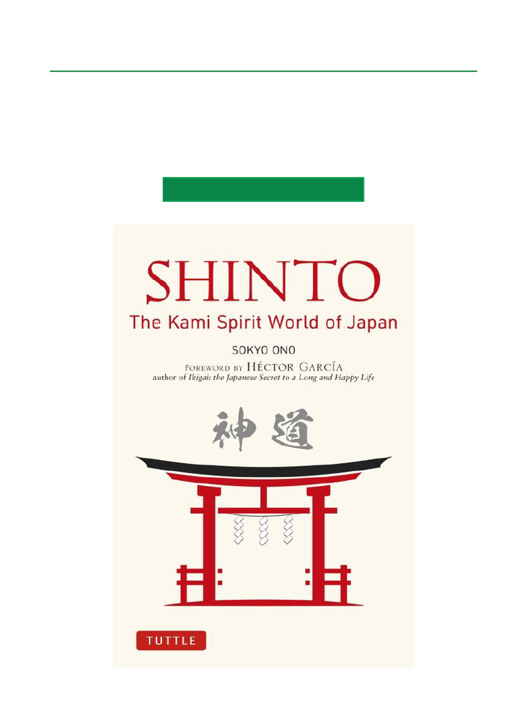 Must Own Shinto The Kami Way Full Download | PDF