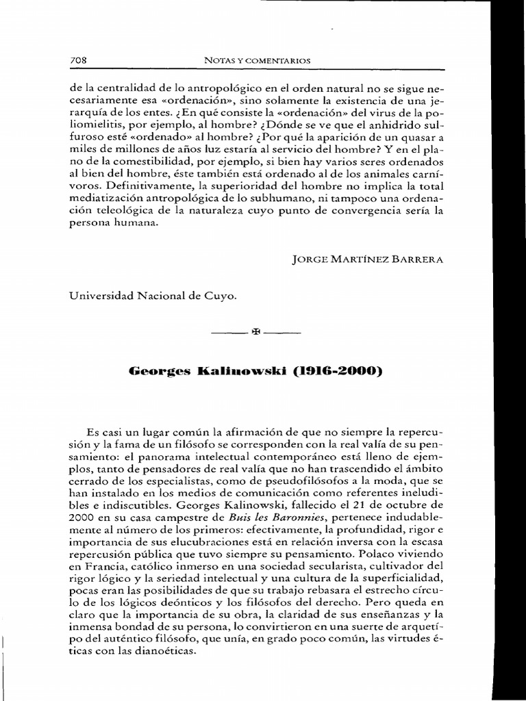 Georges Kalinowski: Filosofía y Lógica | PDF | Verdad | Tomás de Aquino