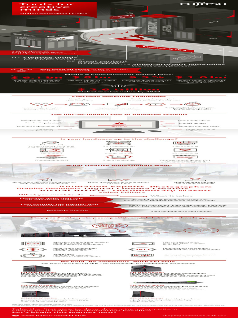 Media and Entertainment Infographics - Fujitsu | PDF | Graphics Processing Unit | Rendering ...