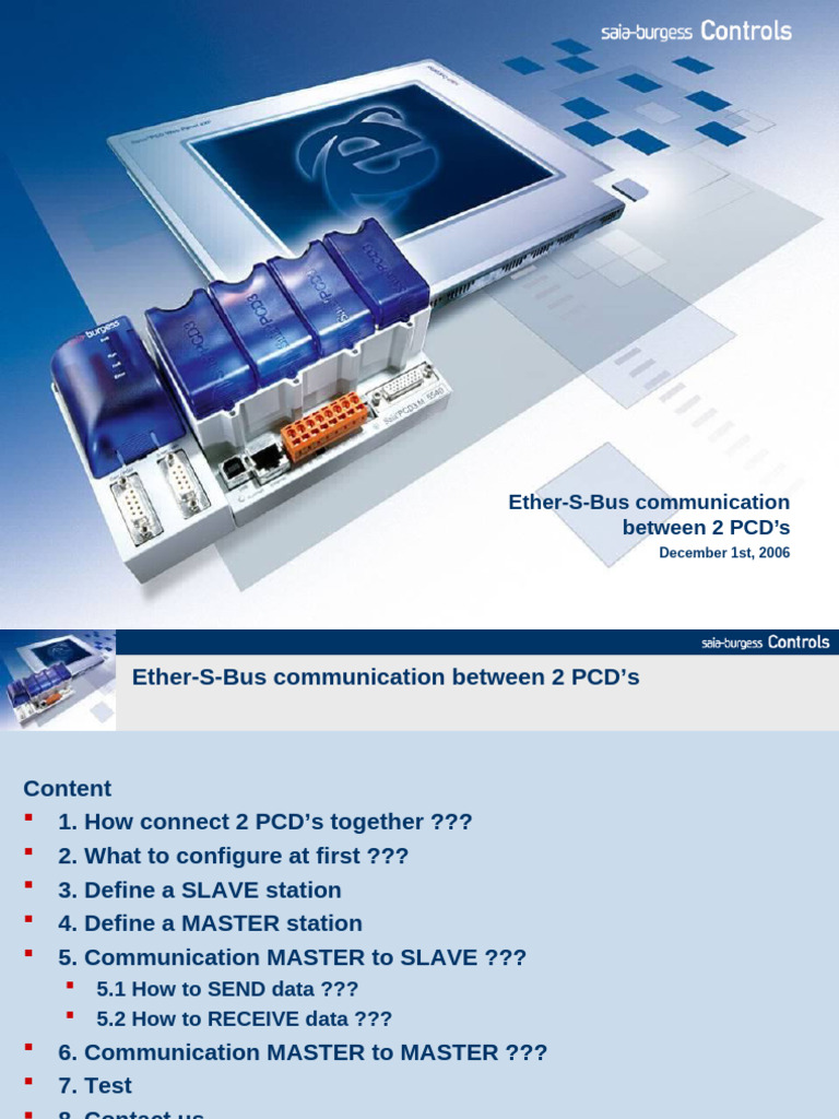 QuickStart Ether-S-Bus Communication V 1.0 | PDF | Node (Networking ...