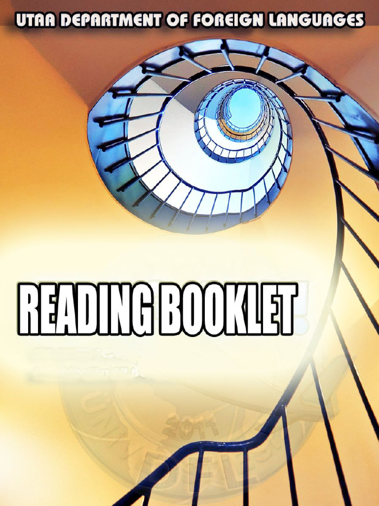 READING BOOKLET (Pre Test Is at The End of The Booklet) - 1 | PDF ...