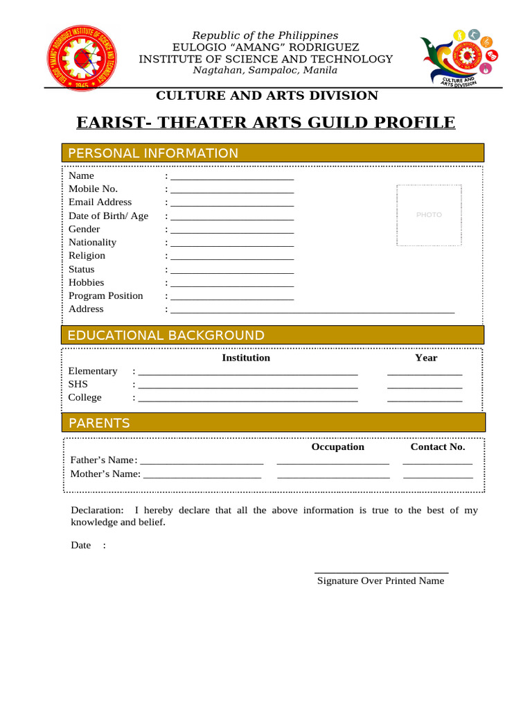 Theater Arts Guild Profile | PDF