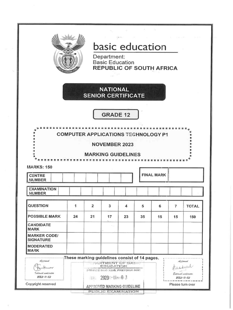 Cat p1 Oct-Nov 2023 Eng Memo | PDF