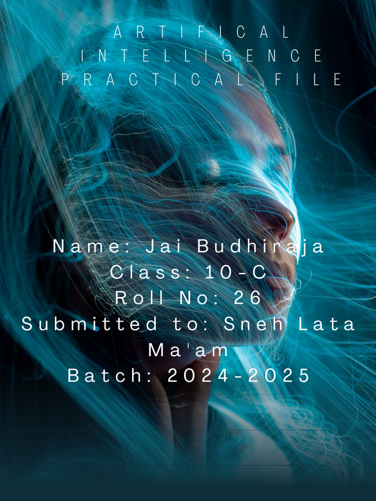 Artifical Intelligence Practical File | PDF