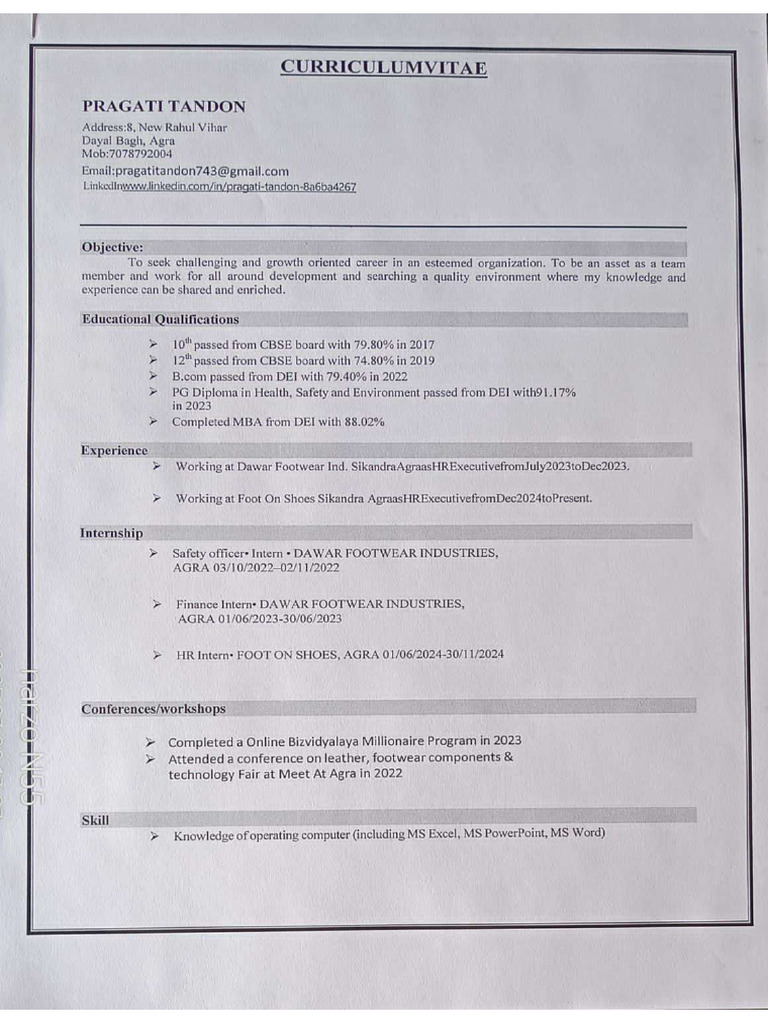 Pragati Tandon | PDF