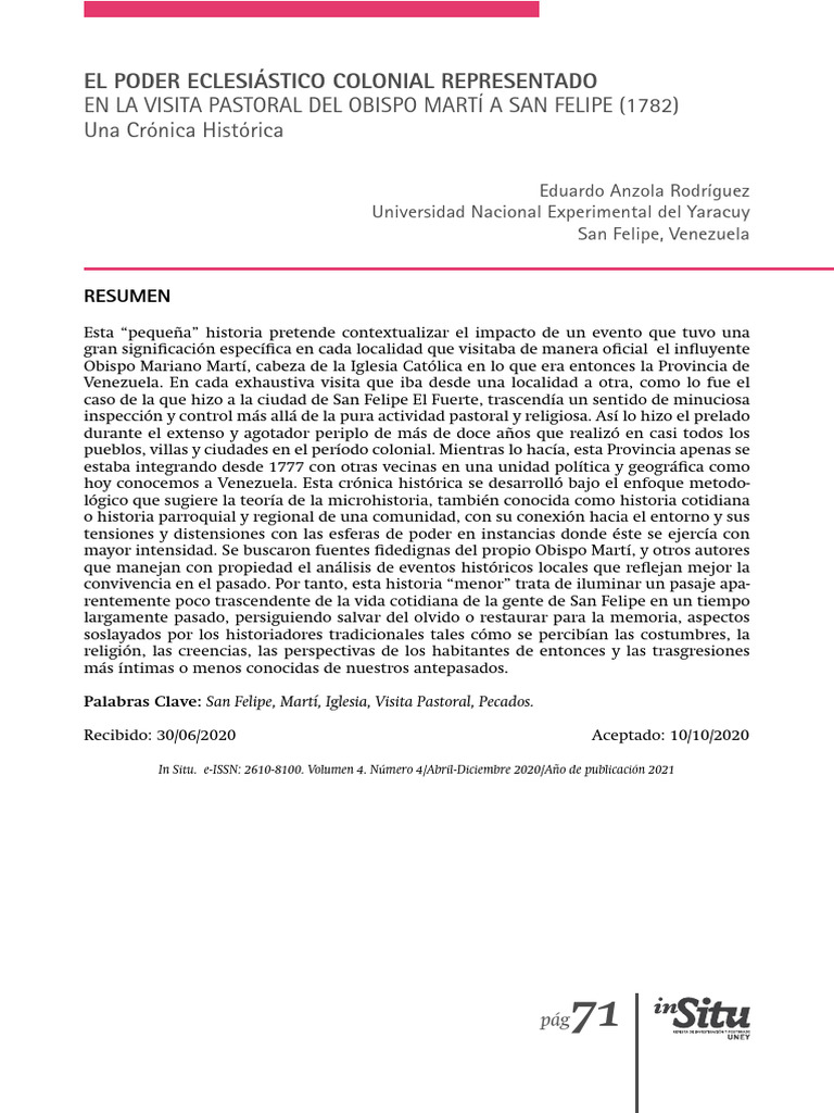 El Poder Eclesiastico Colonial Representado | PDF | Iglesia Católica ...