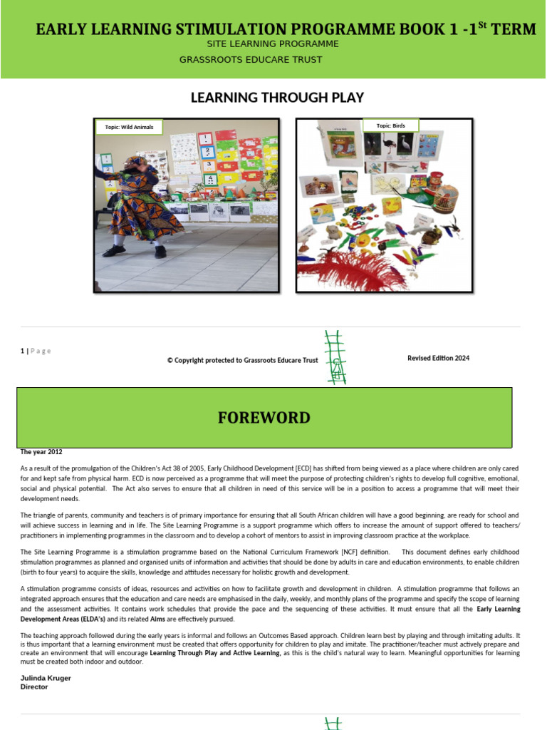 SLP Book 1 Final 21 Dec 2024 | PDF | Learning | Child Development