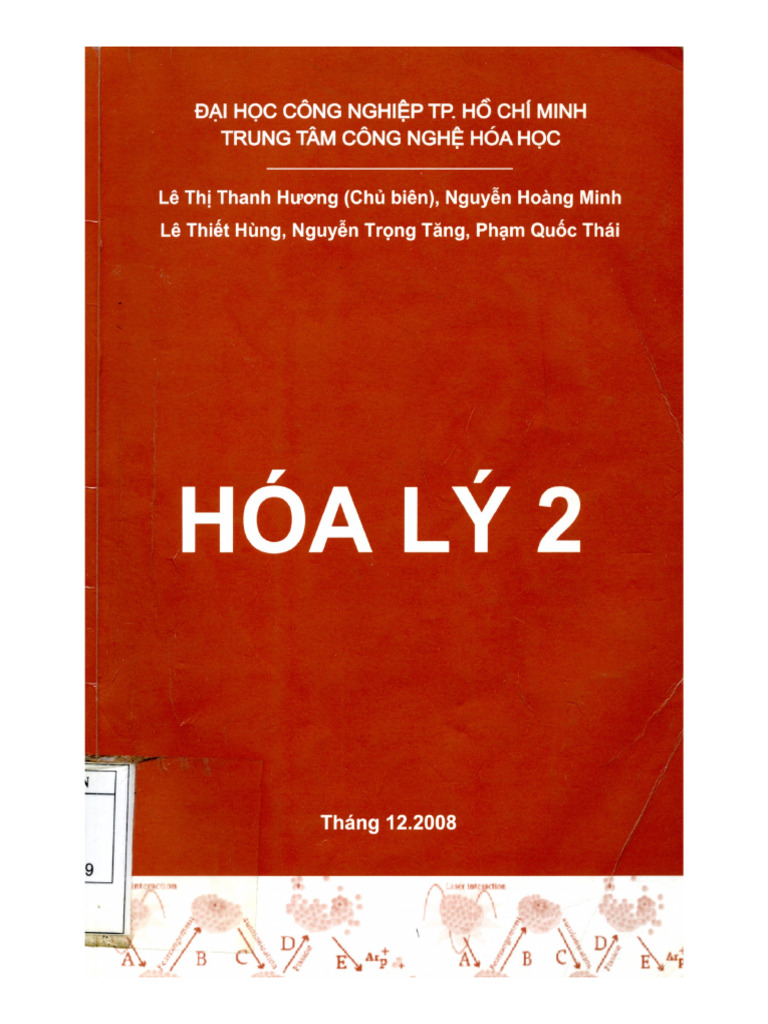 Giao Trinh Hoa Ly 2 Le Thi Thanh Huong | PDF