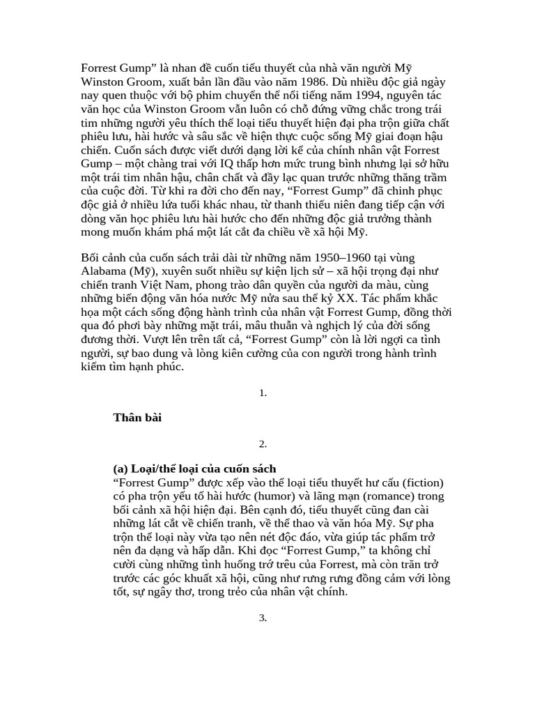 Forrest Gump | PDF