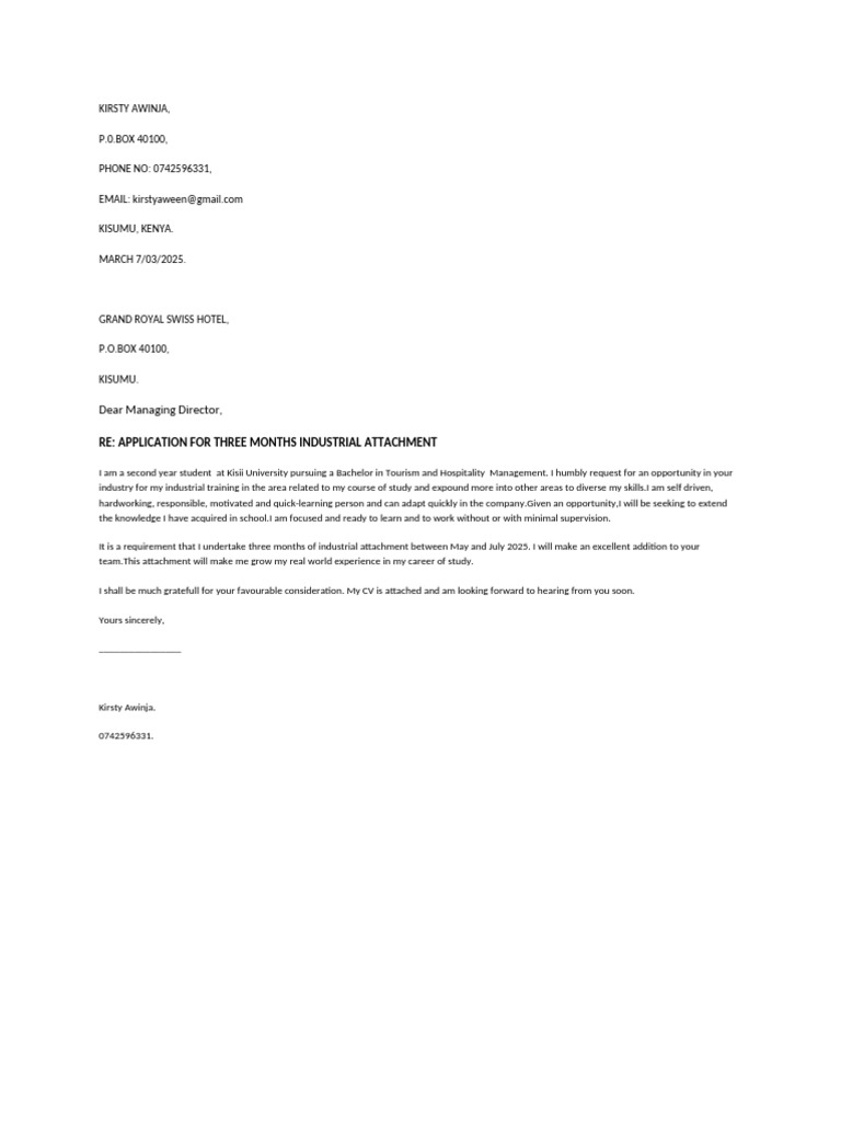 Application Letter-Wps Office | PDF
