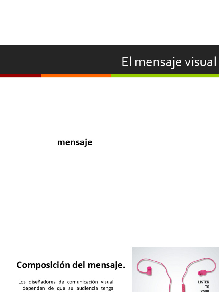 Elementos del Mensaje Visual | PDF | Los símbolos | Comunicación