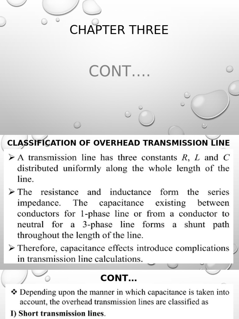 Chapter 3 Transmission Engineering Contd | PDF | Transformer | Electric ...