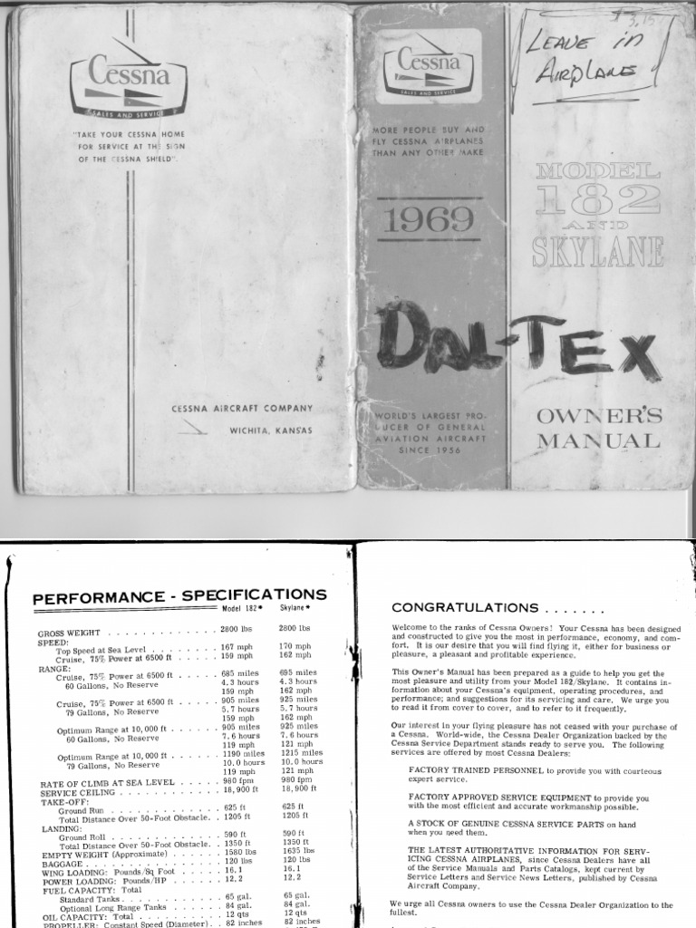 POH C182M Scanned | PDF