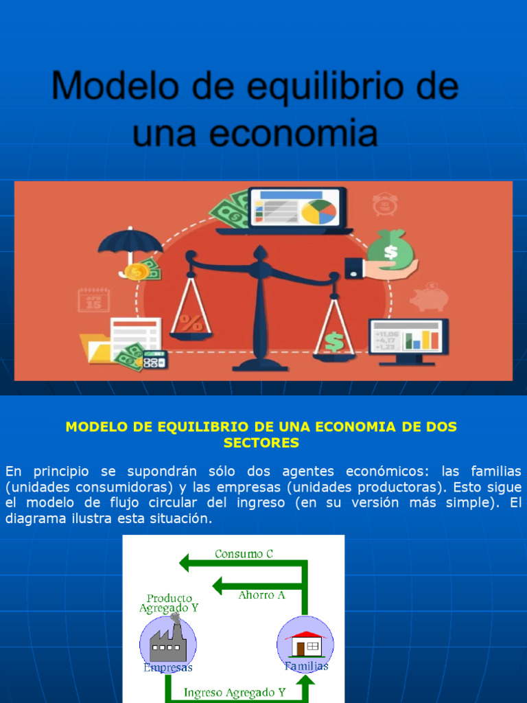 Modelo de Equilibrio Sectores | PDF | Inversiones | Ahorro