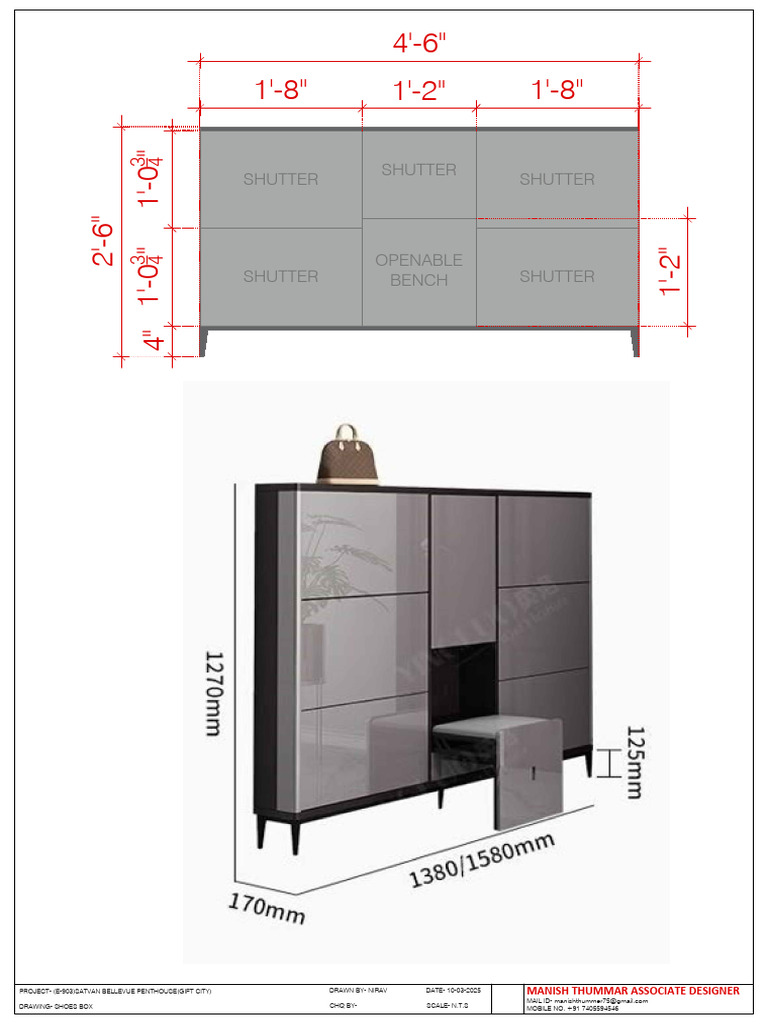 Satvan Bellevue Shoe Box | PDF